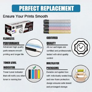 RIOMAN Standard Capacity Replacement Compatible for Konica Minolta TN228 Toner Cartridge (with Chip) Work for Konica Minolta Bizhub C226I C286I Printers Combo Pack