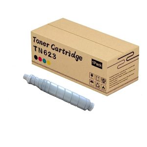 rioman tn623 toner cartridge compatible replacement for konica minolta tn623 to use with bizhub c71cf accuriolabel 190 toner printer black