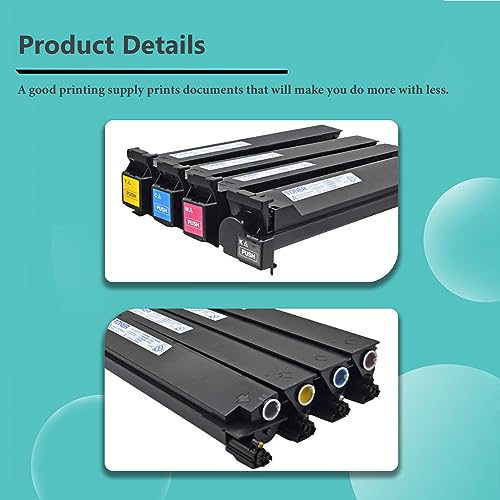 FLOAPA TN7400 Toner Cartridge Use for Konica Minolta Bizhub C7440 C7400 C7450 Printers Black