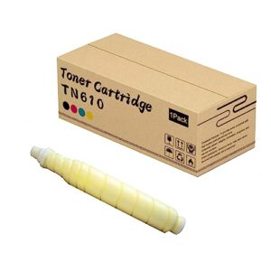 rioman tn610 toner cartridge compatible replacement for konica minolta tn610 to use with bizhub c6500 6501 5500 5501 toner printer yellow