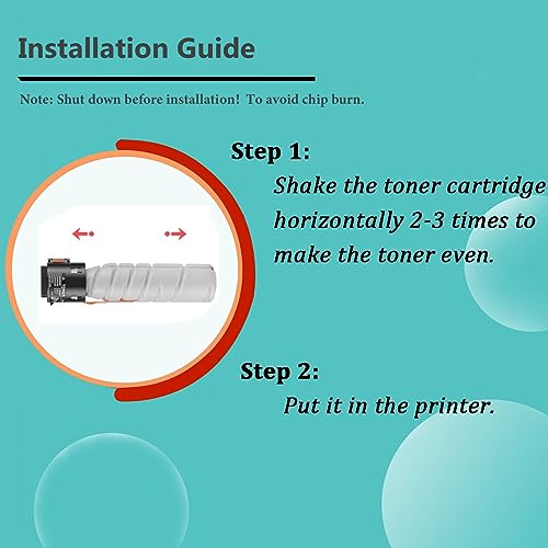 FLOAPA TN119 TN-119 Toner Cartridge Use for Konica Minolta Bizhub 206 226 246 205i 225i Printers,2 Pack