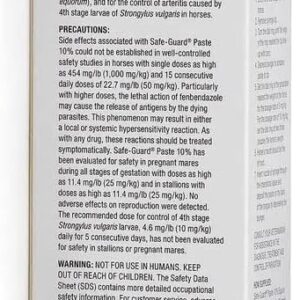 Safeguard Horse Dewormer - 25 Gm