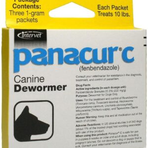 Panacur C - up to 10 lbs - 1 gm