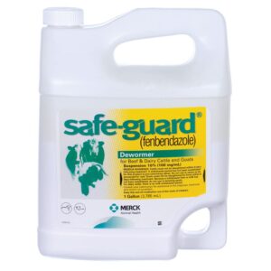 intervet safeguard dewormer, for beef, dairy cattle & goats- gallon