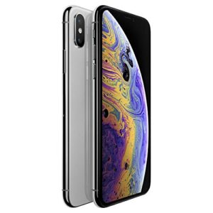 apple iphone xs max, 64gb, silver - for t-mobile (renewed)