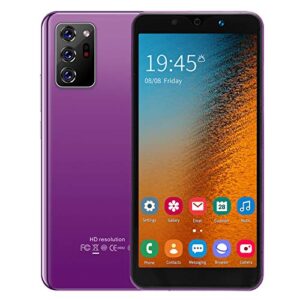 Tbest Telephone Portable Unlocked Android Phones,Unlocked pl Note30 Plus 5.72in Dual Cards Dual Standby Smartphone 512MB+4GB Violet