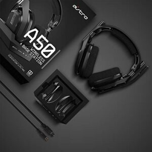 ASTRO Gaming A50 Wireless Headset + Base Station Gen 4 - Compatible With PS5, PS4, PC, Mac - Black/Silver