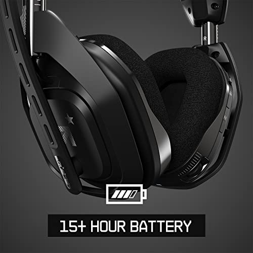 ASTRO Gaming A50 Wireless Headset + Base Station Gen 4 - Compatible With PS5, PS4, PC, Mac - Black/Silver