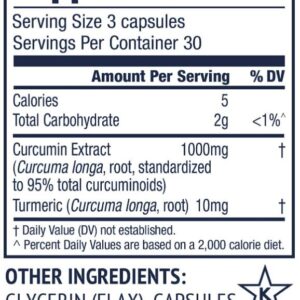 Vimergy Curcumin with Turmeric, 30 Servings – Immune System Supplement – Liquid Capsules - Non-GMO, Gluten-Free, Soy-Free, Kosher, Vegan & Paleo Friendly (90 Count)