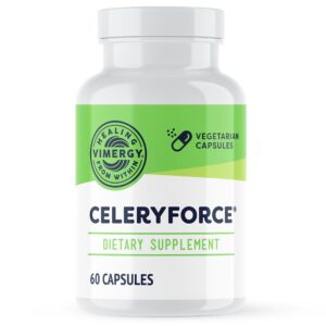 vimergy celeryforce ®, 60 servings – nerve, muscle & cell support - powerful blend of magnesium, inositol, l-glutamine, l-taurine & choline – non-gmo, gluten free, kosher, no soy, vegan, paleo