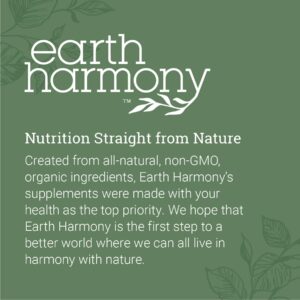 Earth Harmony Naturals Organic Vegan Vitamin B12 Sublingual Liquid Supplement - 2000mcg Methylcobalamin Drops for Natural Energy and Immune System Support - 1 Fl Oz