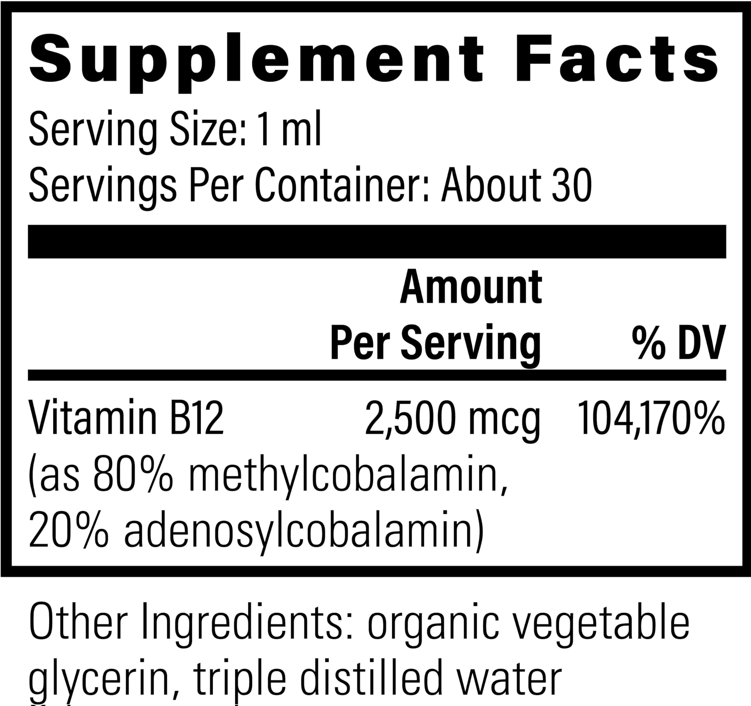 Earth Harmony Naturals Organic Vegan Vitamin B12 Sublingual Liquid Supplement - 2000mcg Methylcobalamin Drops for Natural Energy and Immune System Support - 1 Fl Oz