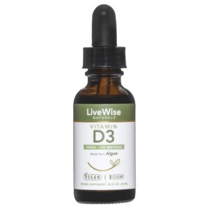 vitamin d3 liquid drops, vegan friendly …