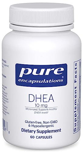 Pure Encapsulations DHEA 10 mg - Adrenal Supplement for Immune Support, Metabolism & Hormone Balance - with Micronized DHEA - 60 Capsules