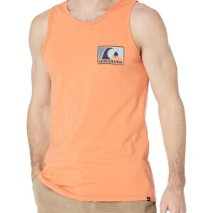 Quiksilver Men's Mellow Bubble Tank Tee Shirt, Copper TAN, Medium