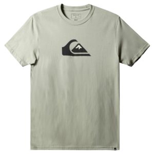 Quiksilver Men's Comp Logo Tee Shirt, Desert Sage, Medium