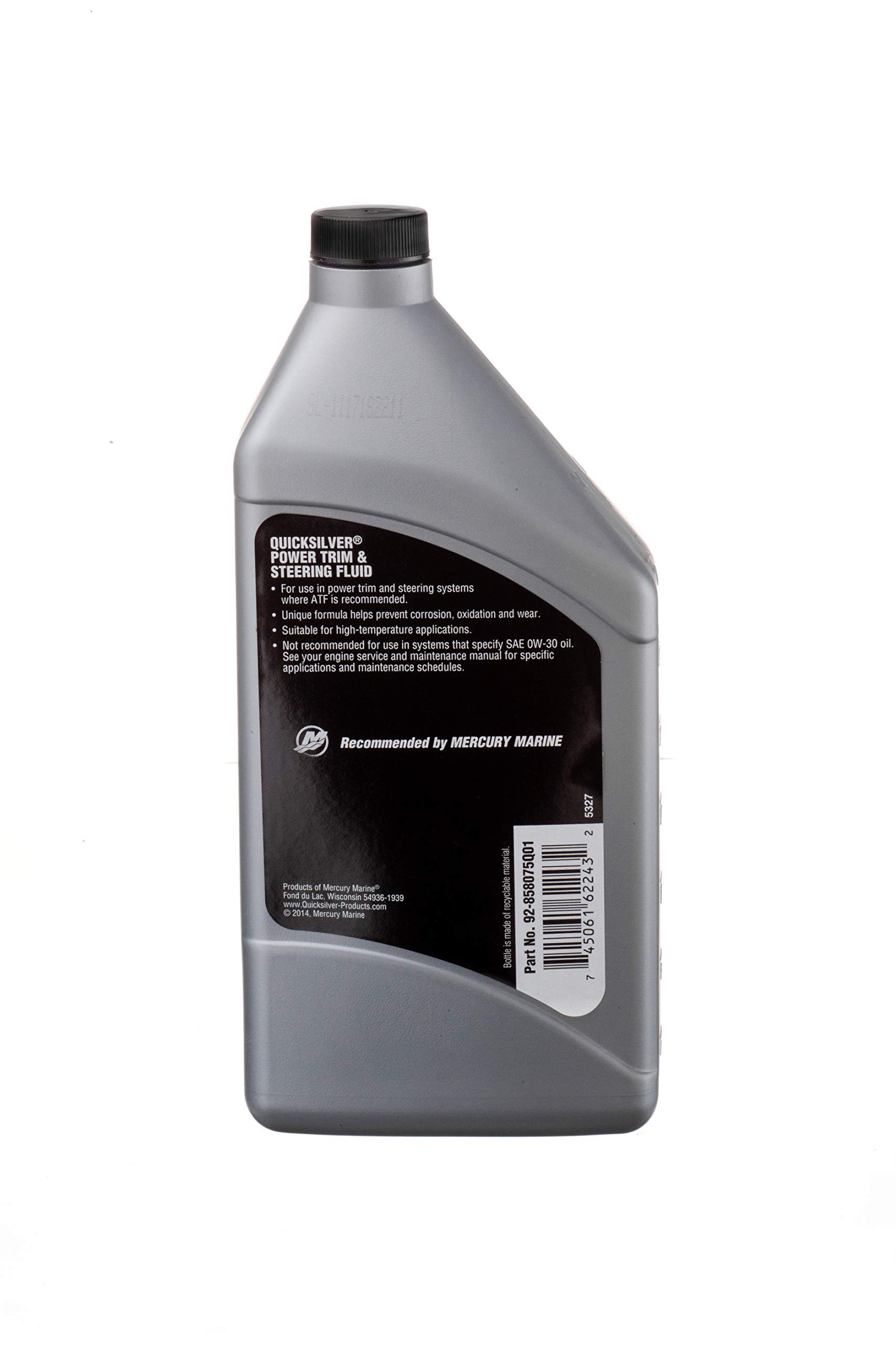 Quicksilver 858075Q01 Power Trim and Steering Fluid - 32 Oz. Bottle