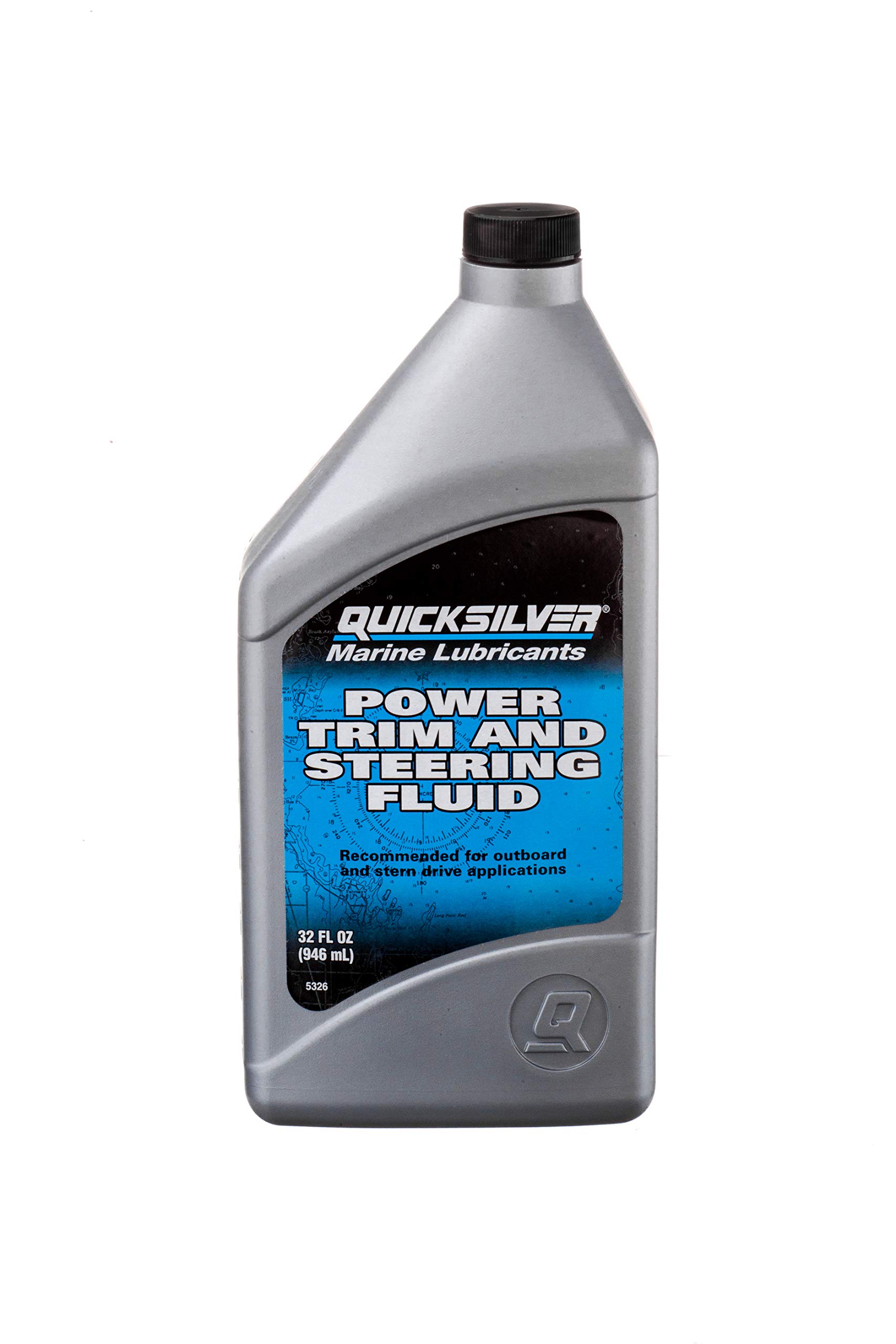 Quicksilver 858075Q01 Power Trim and Steering Fluid - 32 Oz. Bottle