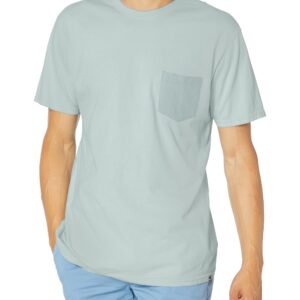 Quiksilver Men's Basic Pocket Tee Shirt, Sleet 233