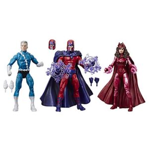 marvel legends series 6" family matters 3 pack with magneto, quicksilver, & scarlet witch action figures (amazon exclusive)