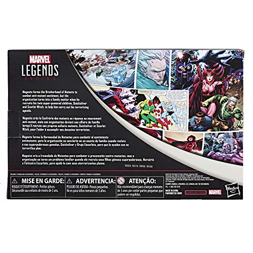 Marvel Legends Series 6" Family Matters 3 Pack with Magneto, Quicksilver, & Scarlet Witch Action Figures (Amazon Exclusive)