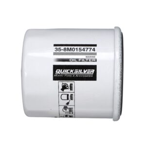 quicksilver 8m0154774 oil filter for various marine engines