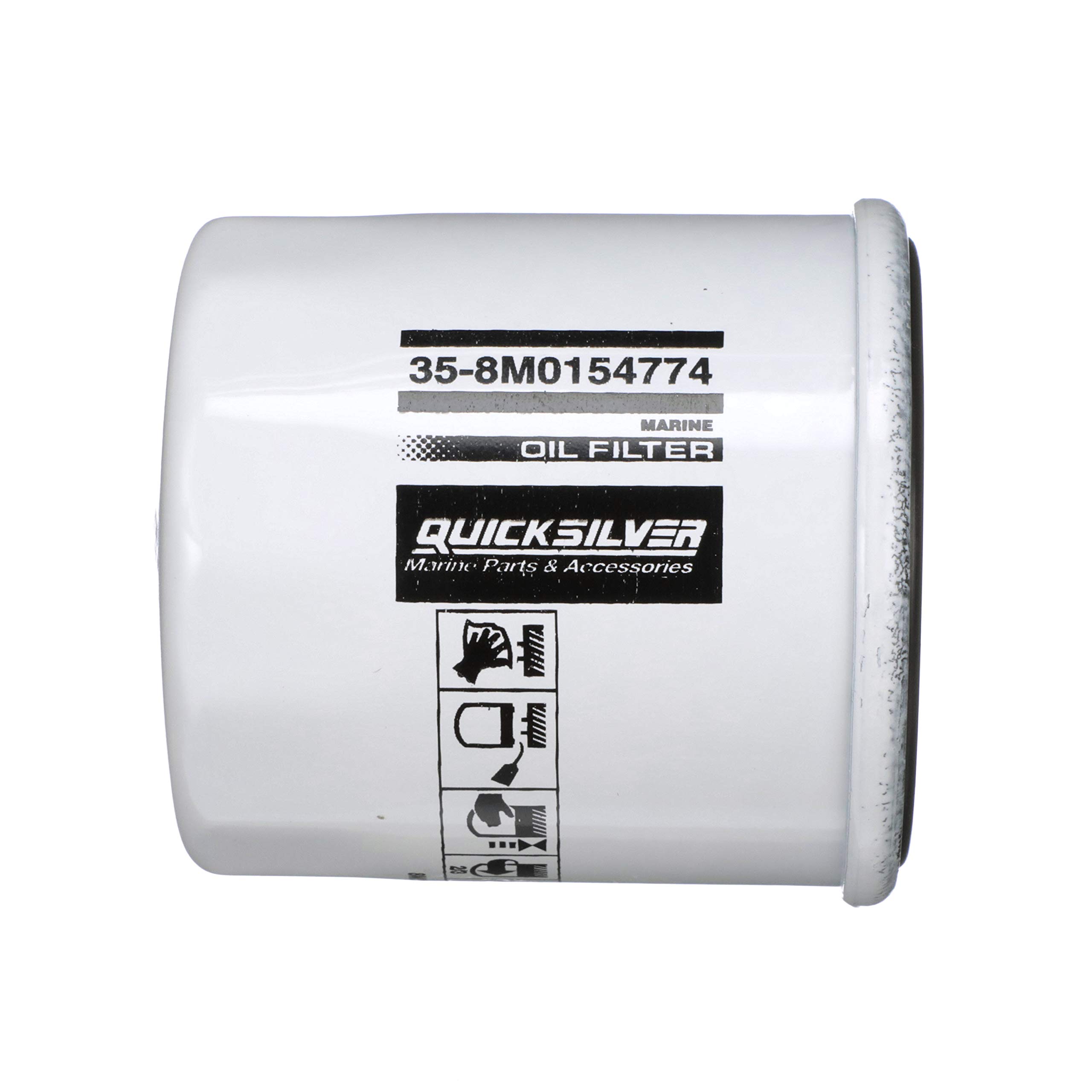 Quicksilver 8M0154774 Oil Filter for Various Marine Engines