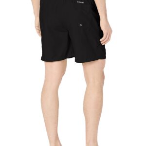 Quiksilver Men's Standard Everyday 17 Volley Swim Trunk Bathing Suit, Black, Large