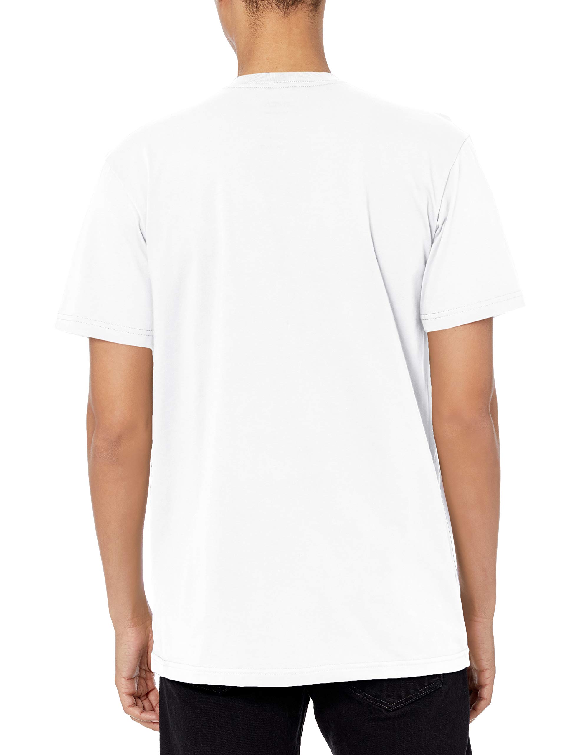 RVCA Men's Graphic Short Sleeve Crew Neck Tee Shirt, Balance Box/White, Large