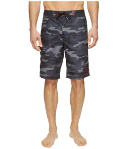 o'neill mens santa cruz printed 2.0 swim, black camo, 28