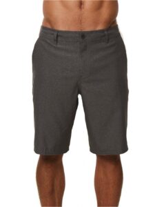 o'neill loaded heather hybrid boardshorts heather asphalt (su918a019q) 38