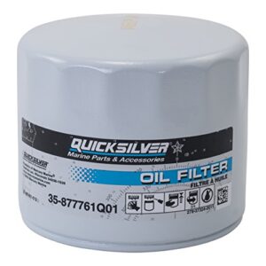 quicksilver by mercury marine 877761q01 oil filter for select mercury and mariner 75-115hp outboards and 150hp efi 4-stroke outboards