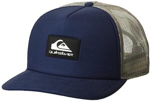 quiksilver men's omnipotent snapback trucker hat, estate blue 233