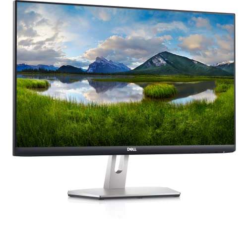 Dell S2421HN 24 Inch Full HD 1080p (1920 x 1080) 75Hz IPS Ultra-Thin Bezel Monitor 2 x HDMI Ports, Audio Line Out, Adaptive AMD FreeSync, Silver