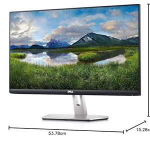 Dell S2421HN 24 Inch Full HD 1080p (1920 x 1080) 75Hz IPS Ultra-Thin Bezel Monitor 2 x HDMI Ports, Audio Line Out, Adaptive AMD FreeSync, Silver