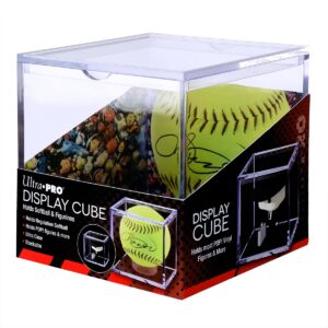 ultra pro softball display cube holder fits most vinyl funko pop! figures