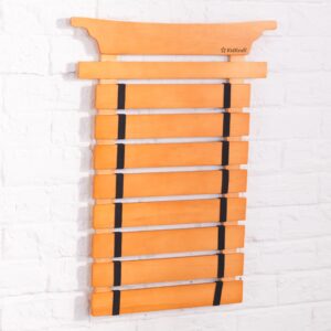 KidKraft Martial Arts Wooden Belt Holder Hanging Display for 8 Belts (Unpersonalized)