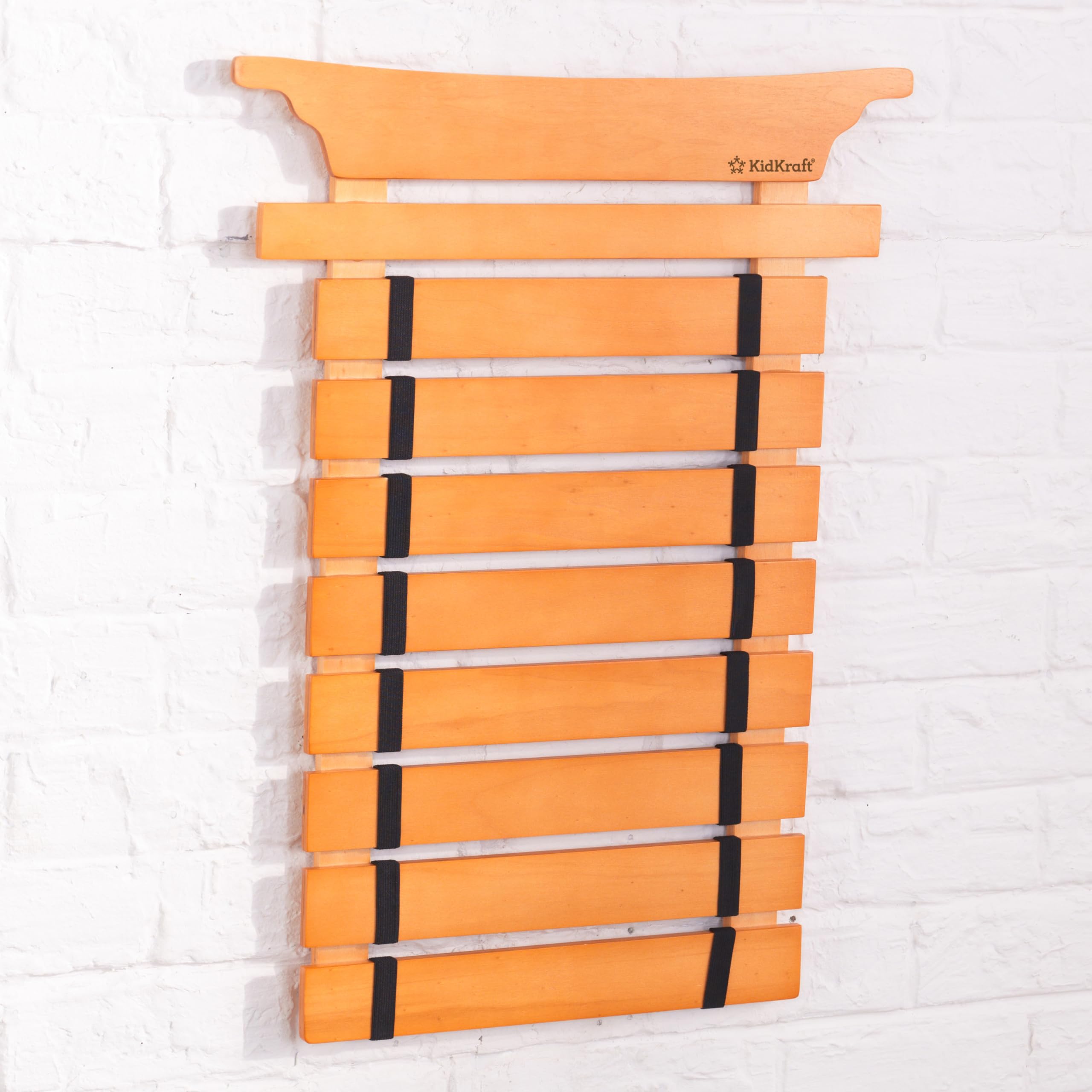 KidKraft Martial Arts Wooden Belt Holder Hanging Display for 8 Belts (Unpersonalized)