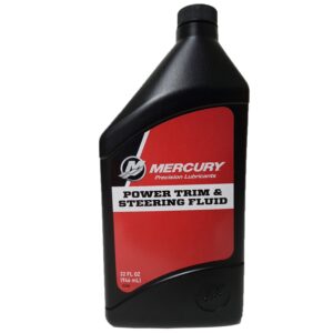 mercury/quicksilver part power trim & steering fluid 32 oz.