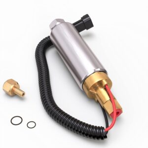 replacement electric fuel pump - fits mercury boat engines - mercruiser, 1998 4.3l 262, 2000 5.0l 305, 2000 5.7l 350, mcm/mie 4.3l v6, 5.0l v8 gen+ - replaces 861155a3, 861156a1, 18-8868