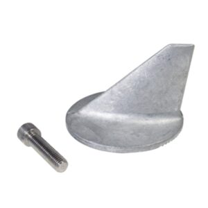 marine pro anode, trim tab w/bolt alum mercury 40-200hp r/mr/alpha i 1983-1990