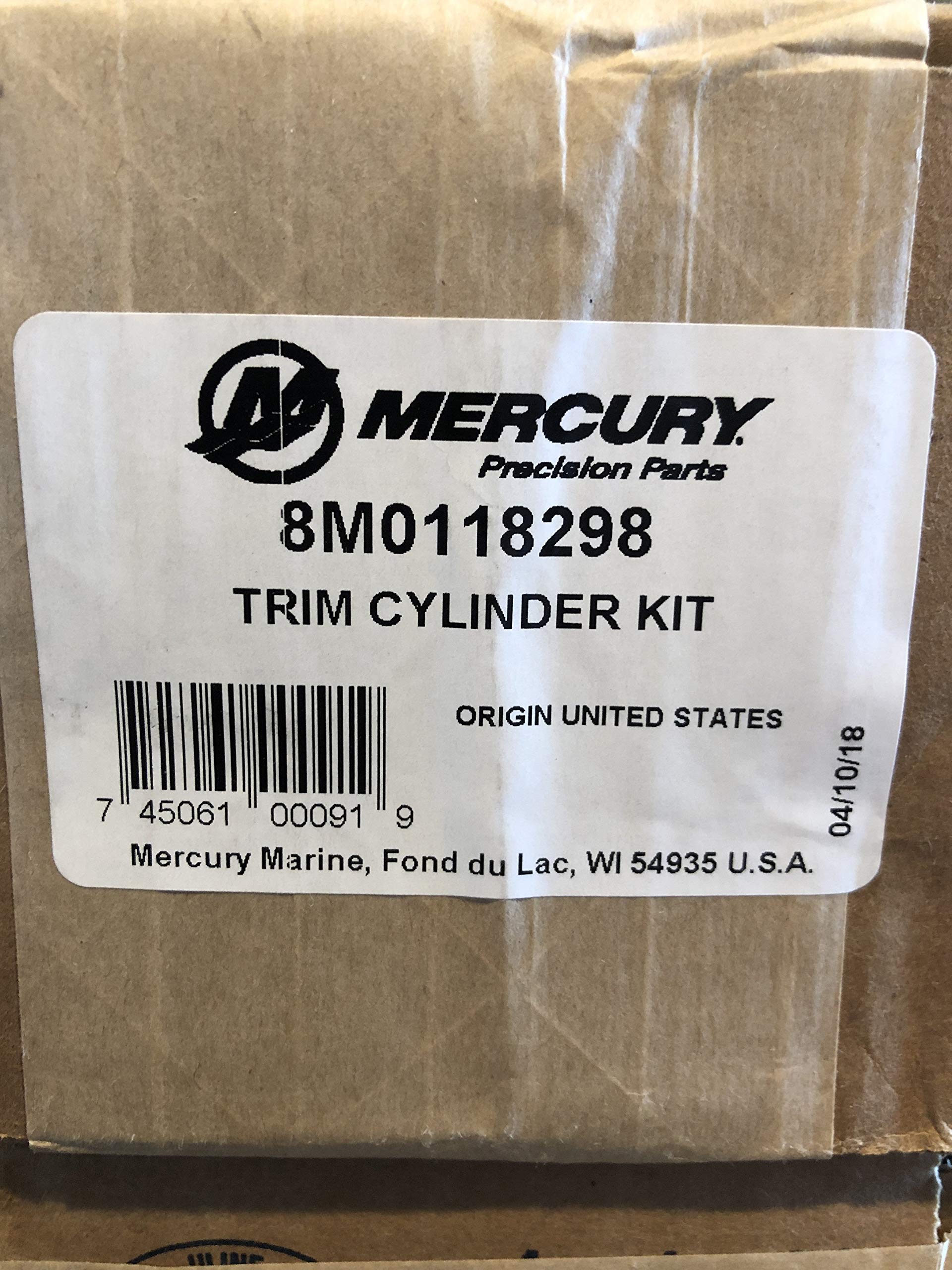 Mercury 8M0118298 Marine Outboard Engine Trim Cylinder Kit