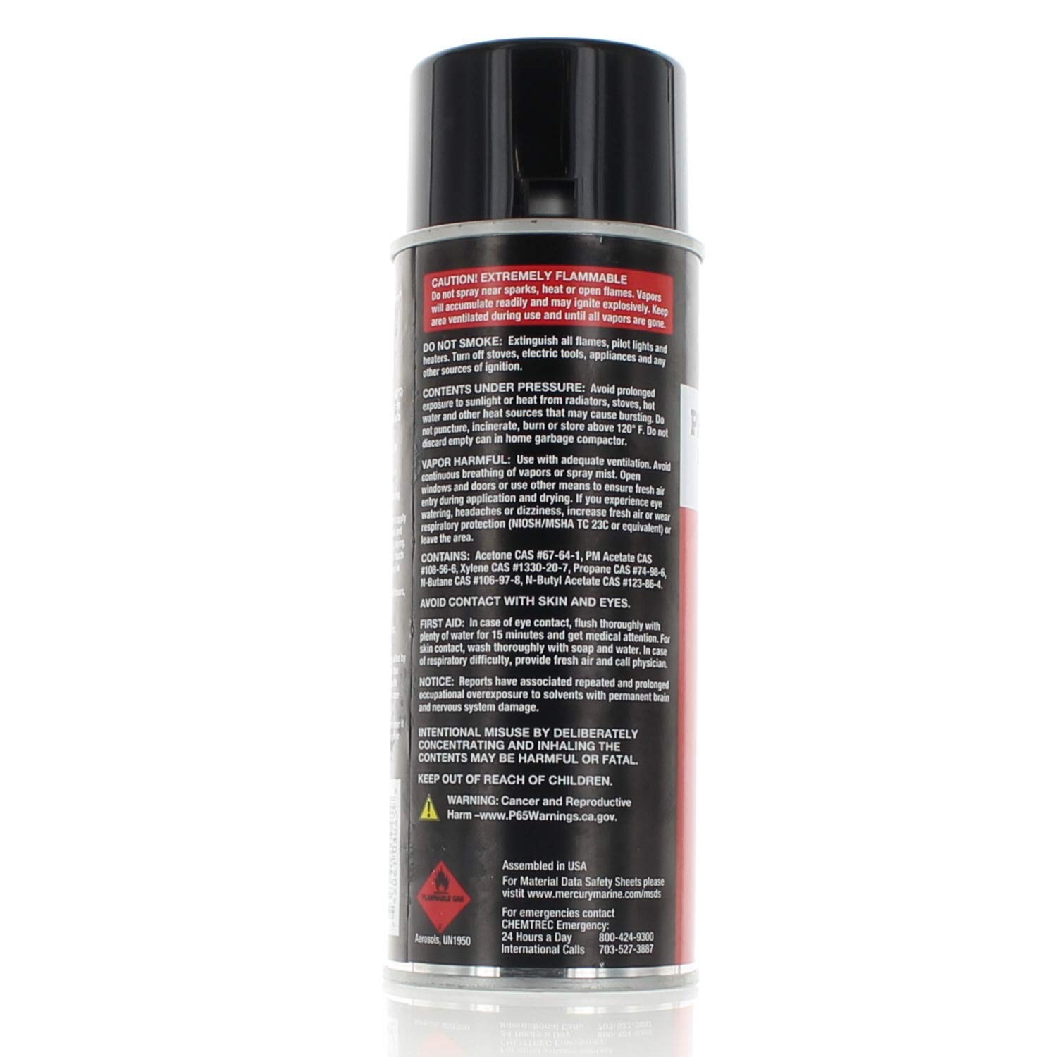 Mercury Marine Mercury Mercruiser OEM Phantom Black Spray Paint 12oz. Aerosol Can 92-8028781