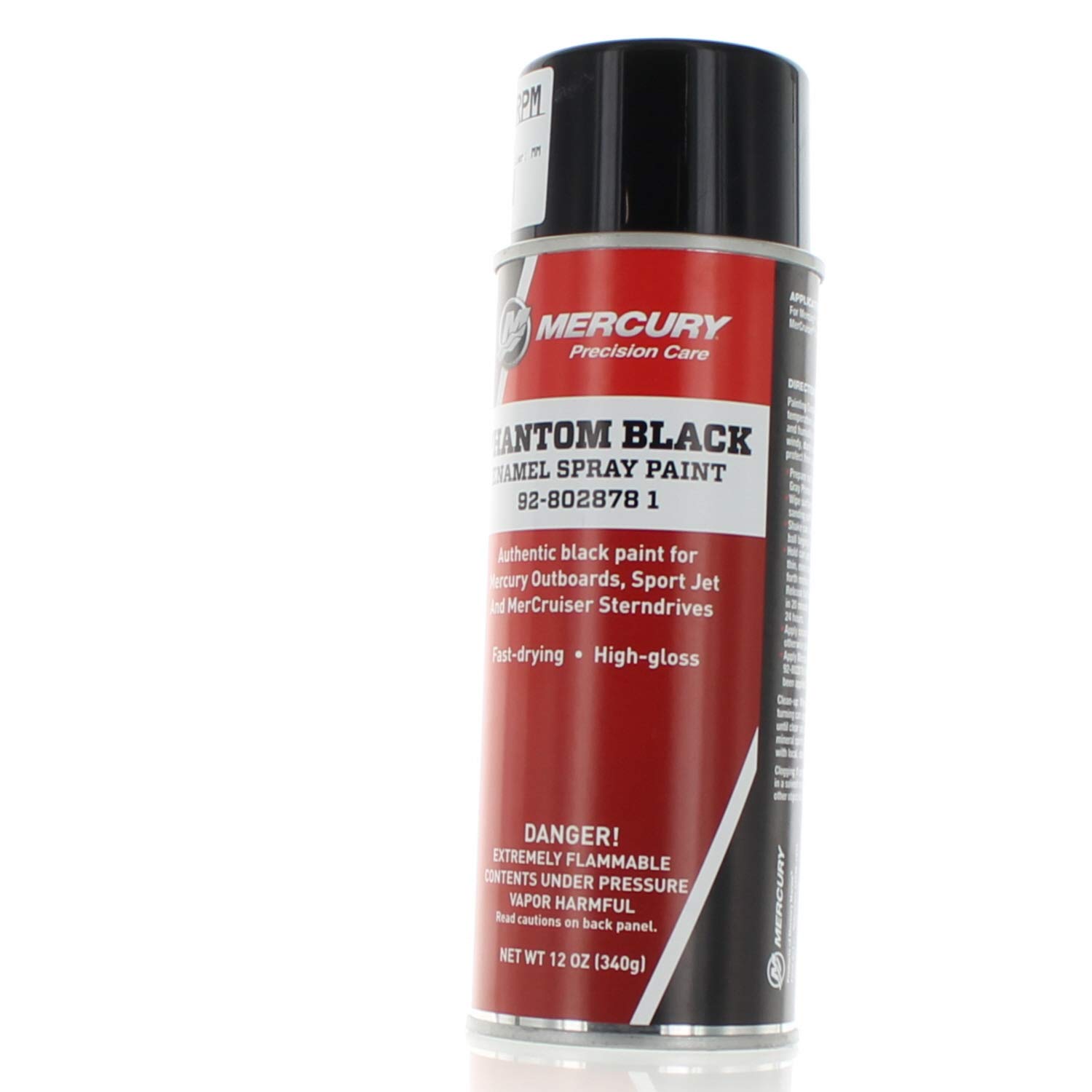 Mercury Marine Mercury Mercruiser OEM Phantom Black Spray Paint 12oz. Aerosol Can 92-8028781