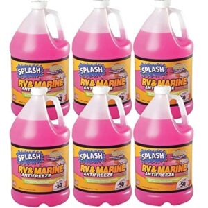 rv & marine splash 619526 rv/marine antifreeze, 6 gal, pink (rv/marine antifreeze)