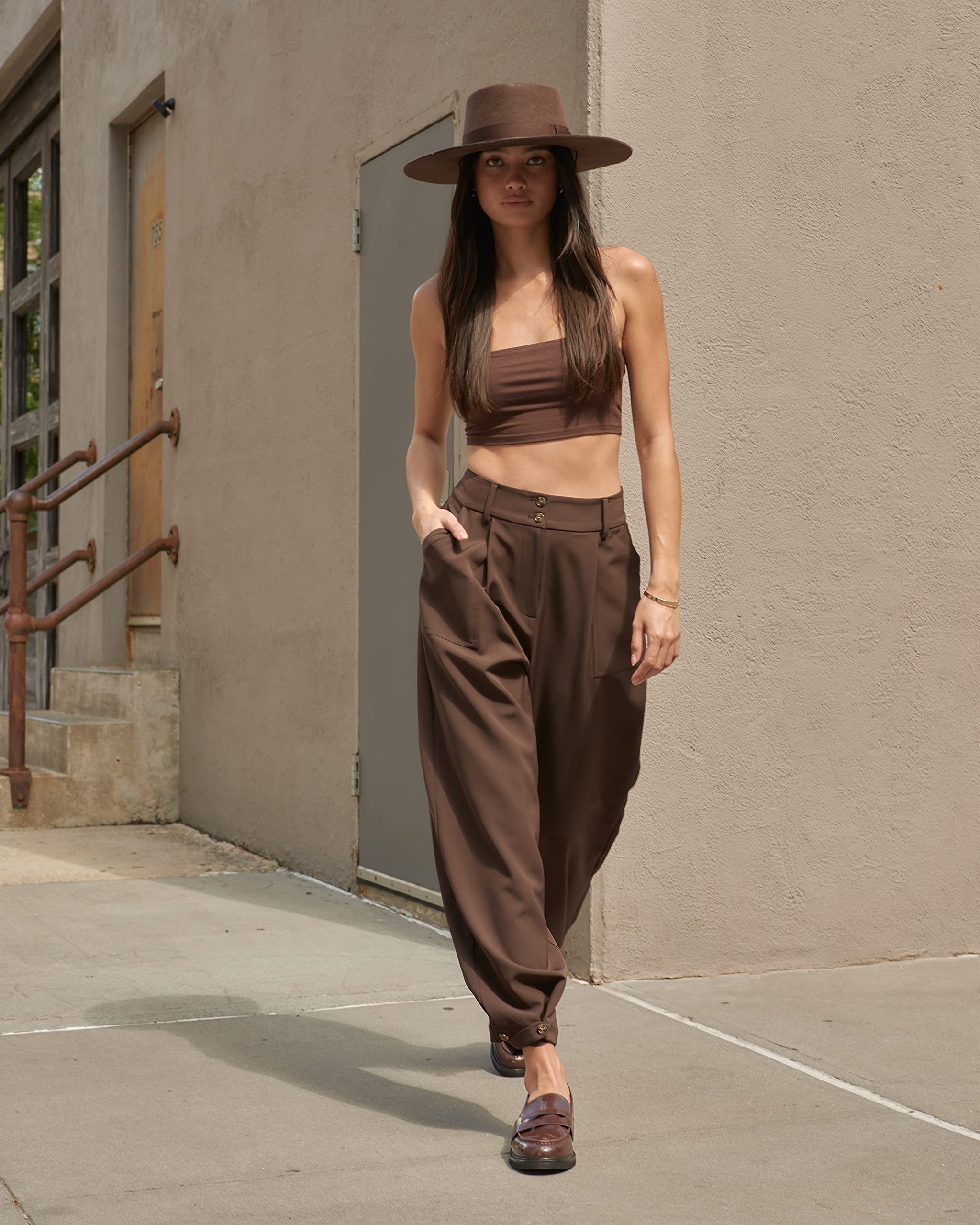 The Drop Women's Java High Waist Utility Pants by @Coveteur, 3X, Plus Size