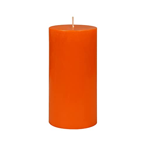 Zest Candle Pillar Candle, 3 by 6-Inch, Orange