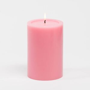 richland 4"x6" pink pillar candle