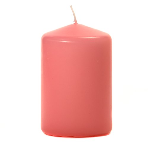 Pink Pillar Candles 3 x 4 (2 Pack)