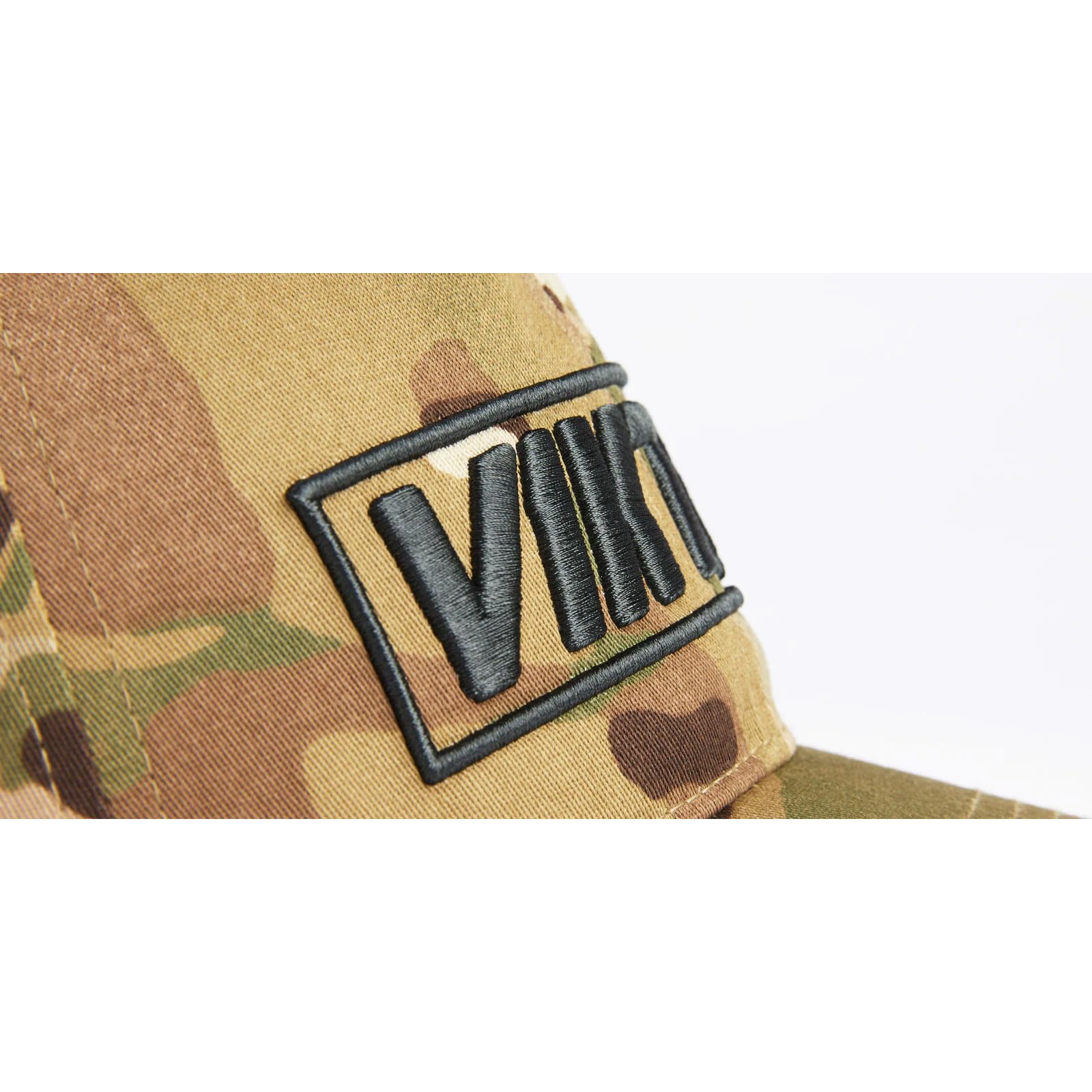 VIKTOS Men's Tiltup Tactical Hat - Adjustable Casual Pre-Curved Mid-Profile Baseball Cap with 3D Embroidered Logo, Multicam, Small-Medium